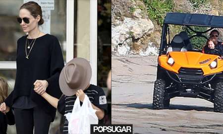 Angelina Jolie e Brad Pitt celebram o feriado de Páscoa com a família ...