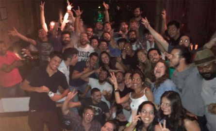 Oscar Filho posta foto de despedida do CQC - Estrelando