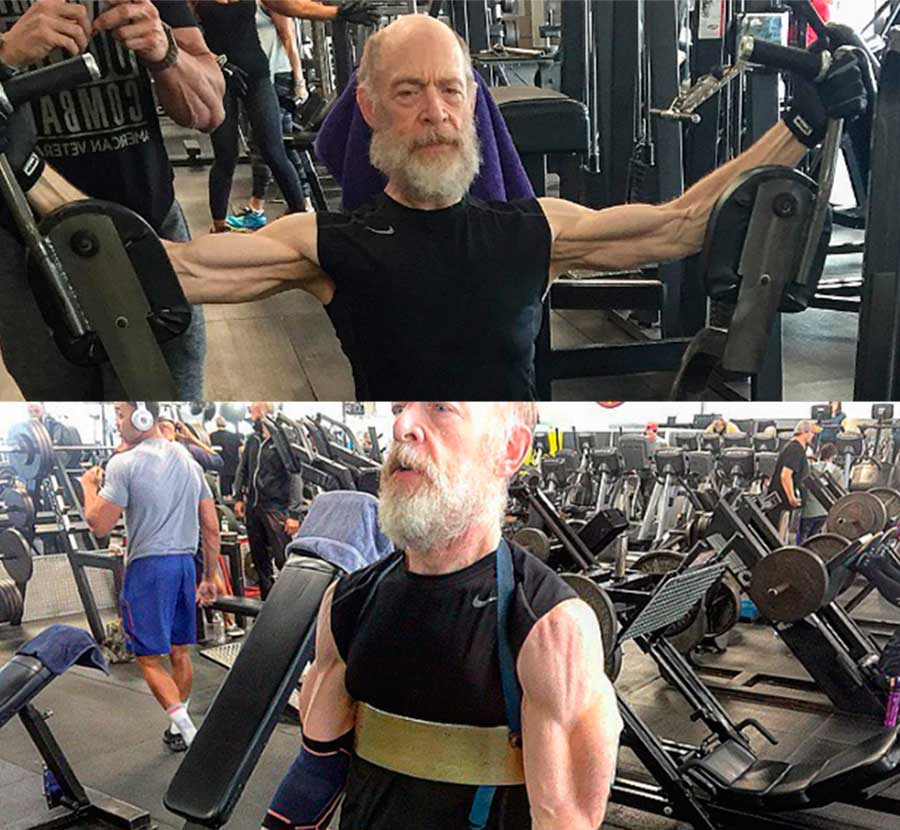 Aos 61 anos, J.K Simmons aparece super musculoso! - Estrelando
