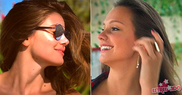 Camila Queiroz é comparada com a nova namorada de Lucas Cattani, seu ex ...