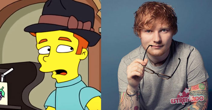 Confira a prévia do episódio de Os Simpsons com Ed Sheeran! - Estrelando