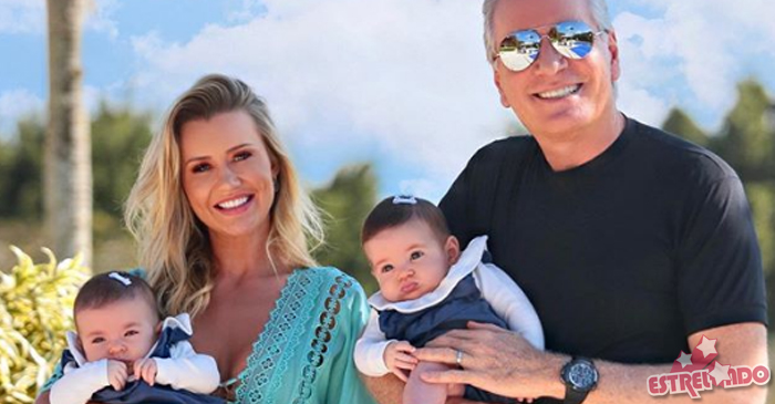Ana Paula Siebert posa com as filhas gêmeas de Fabiana Justus e diz ...