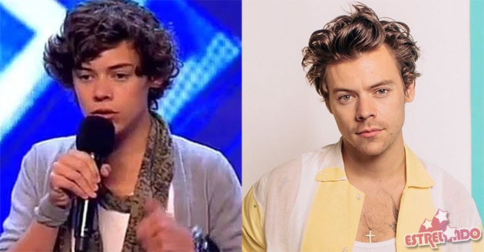 Compare os membros da One Direction no primeiro dia de X Factor e ...