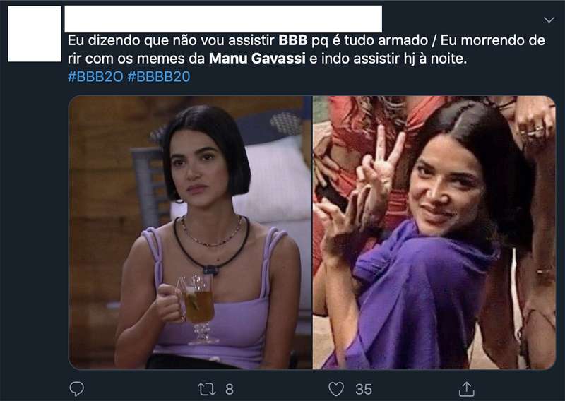 Confira, em 17 fotos, os melhores memes do BBB20! - Estrelando