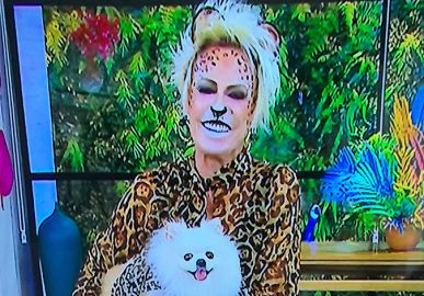 Ana Maria Braga se veste de onça para apresentar o Mais Você e declara ...