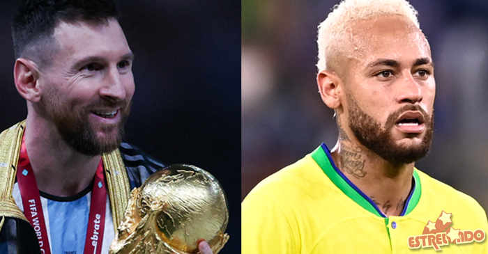 Após vitória da Argentina na Copa do Mundo, Neymar parabeniza Lionel ...