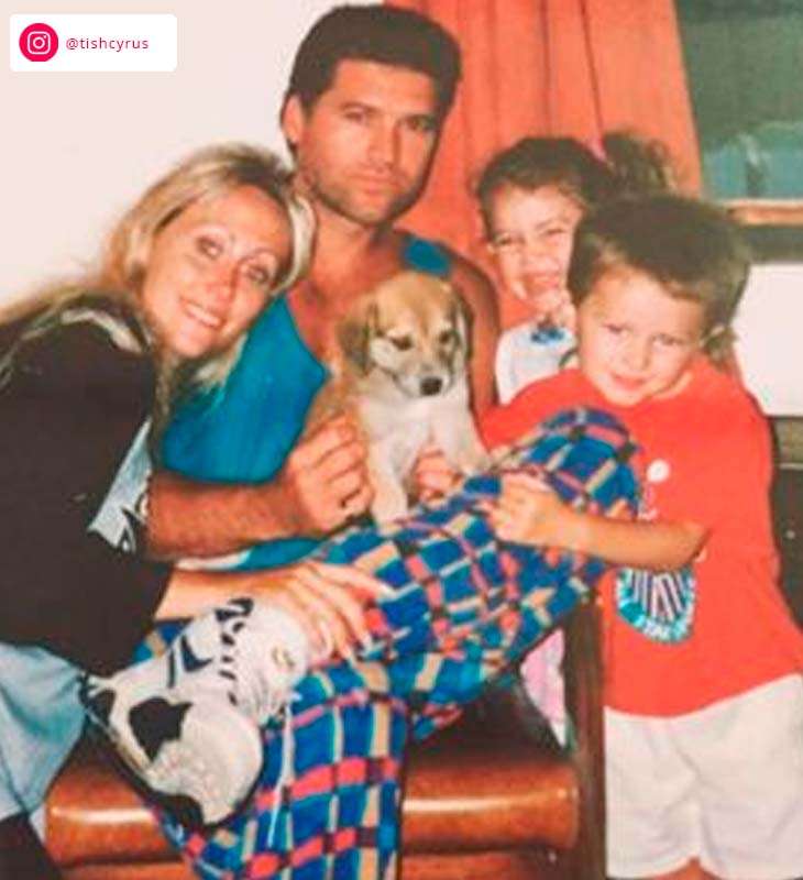 Sabia que Miley Cyrus tem quatro irmãos? Descubra quem é quem na ...