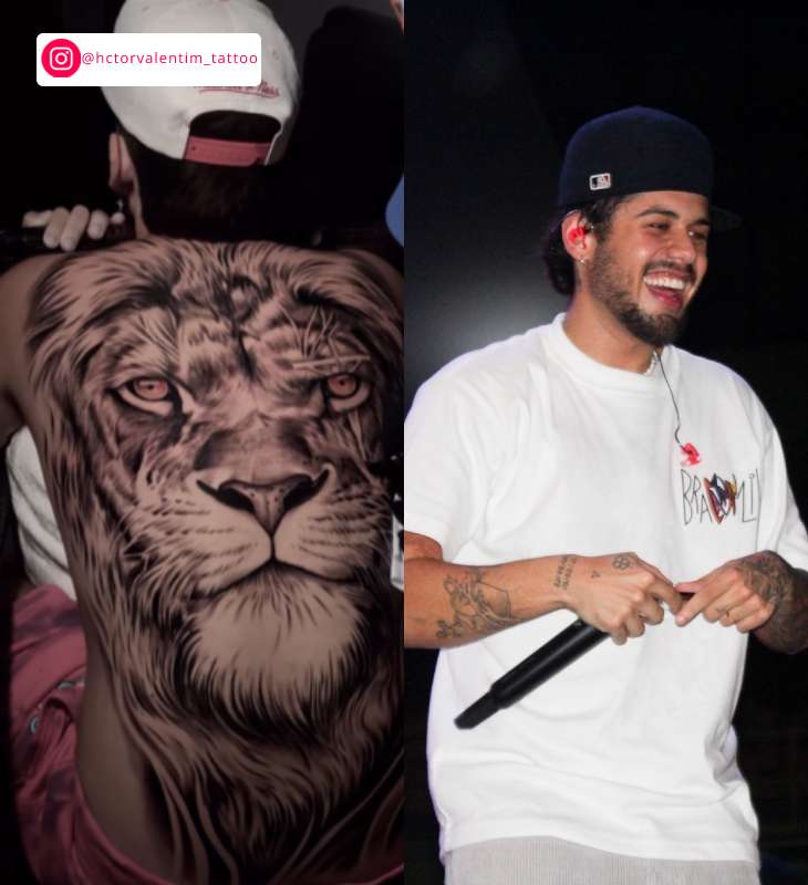 Virginia Fonseca tatua mão de Maria Flor na costela e Zé Felipe ...