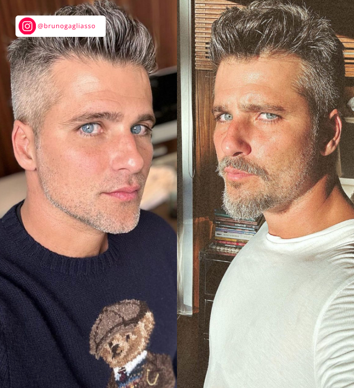 Bruno Gagliasso posa nas redes com novo visual e recebe altos elogios ...