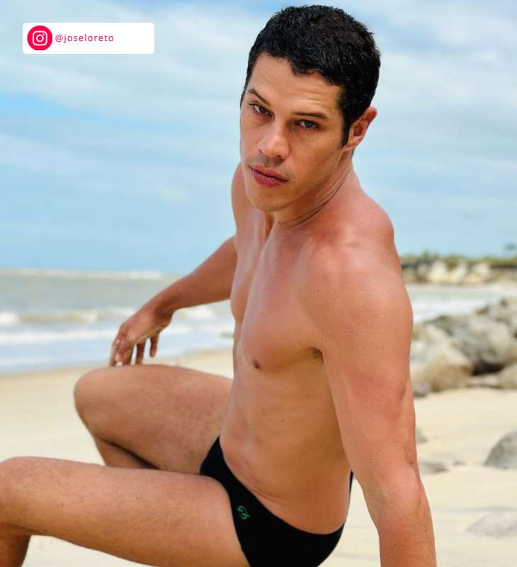 Após o término de Vai Na Fé, José Loreto tira dias de folga na Bahia e faz a temperatura subir ...