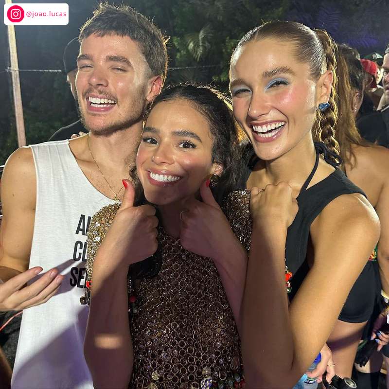Bruna Marquezine curte último dia do Lollapalooza com Sasha Meneghel e João Lucas. Relembre às ...